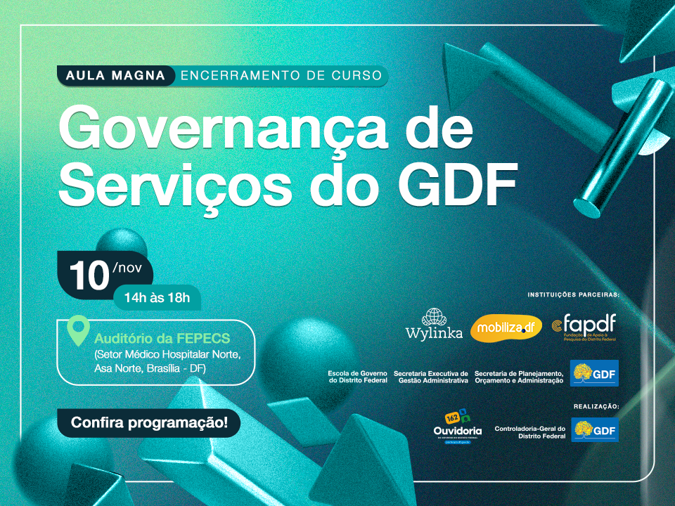 Servidores do GDF recebem primeira certificação em governança de ...